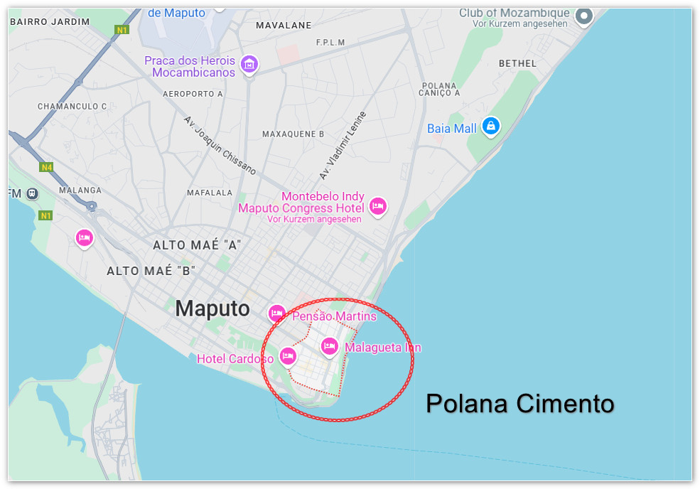 Best Neighborhoods for Visitors in Maputo, Mozambique